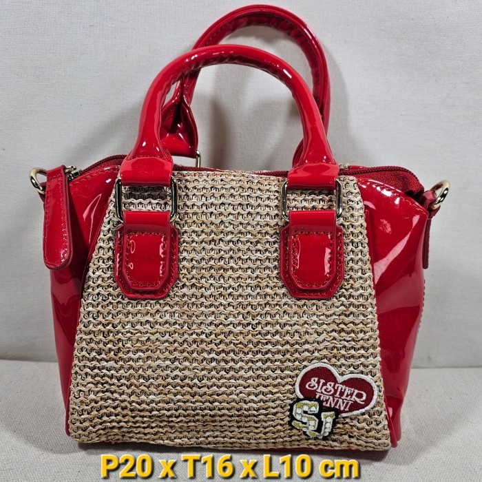 MERAH Sister Jenni original japan kawaii mini 2way tote hand shoulder ...