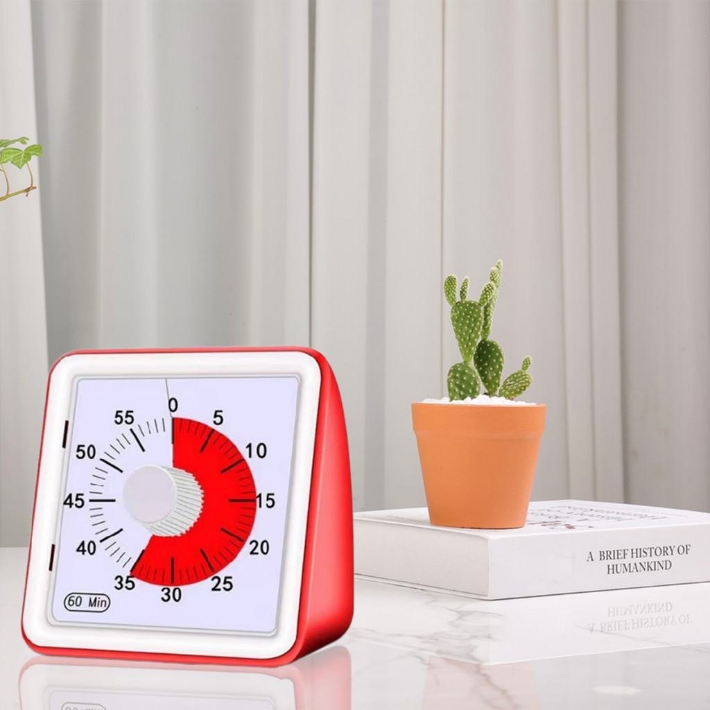 PA| Kitchen Timer for Meetings Easy-to-understand Timer Silent Magnetic ...