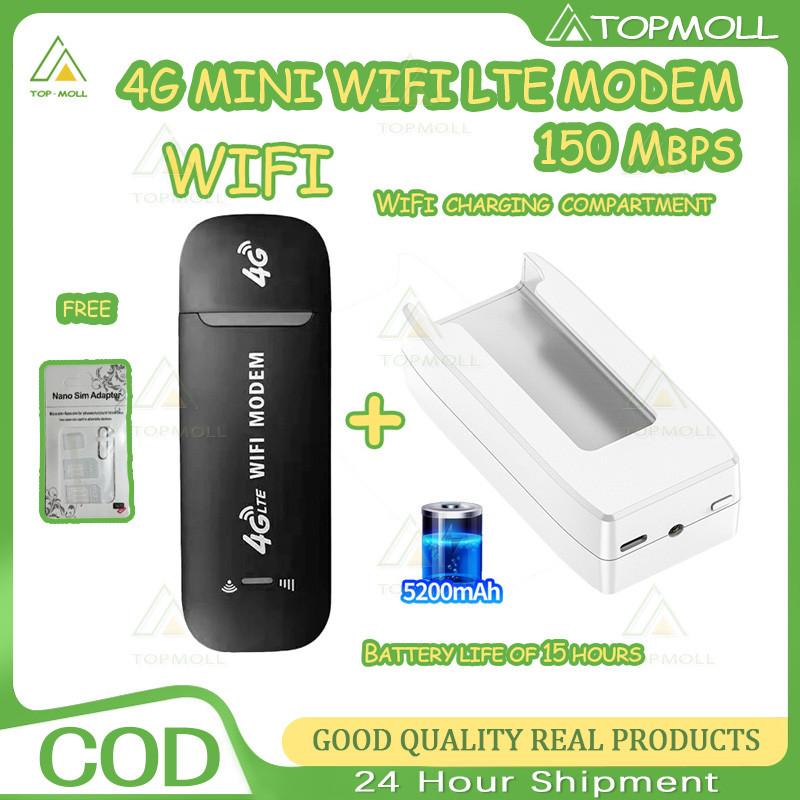 TOP MOLL LDW931-3 4G Router 4G modem pocket LTE SIM Card wifi router 4G ...