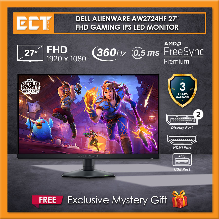 Dell Alienware AW2524HF 25" AW2724HF 27" FHD (1920 x 1080) Gaming IPS ...