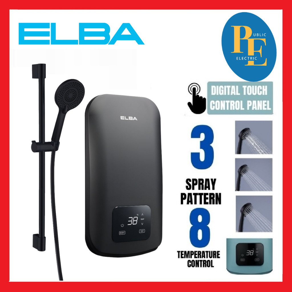 Elba Instant Water Heater EVVO Series Non-Pump EWH-Q4211(MB) EWH-Q4211 ...