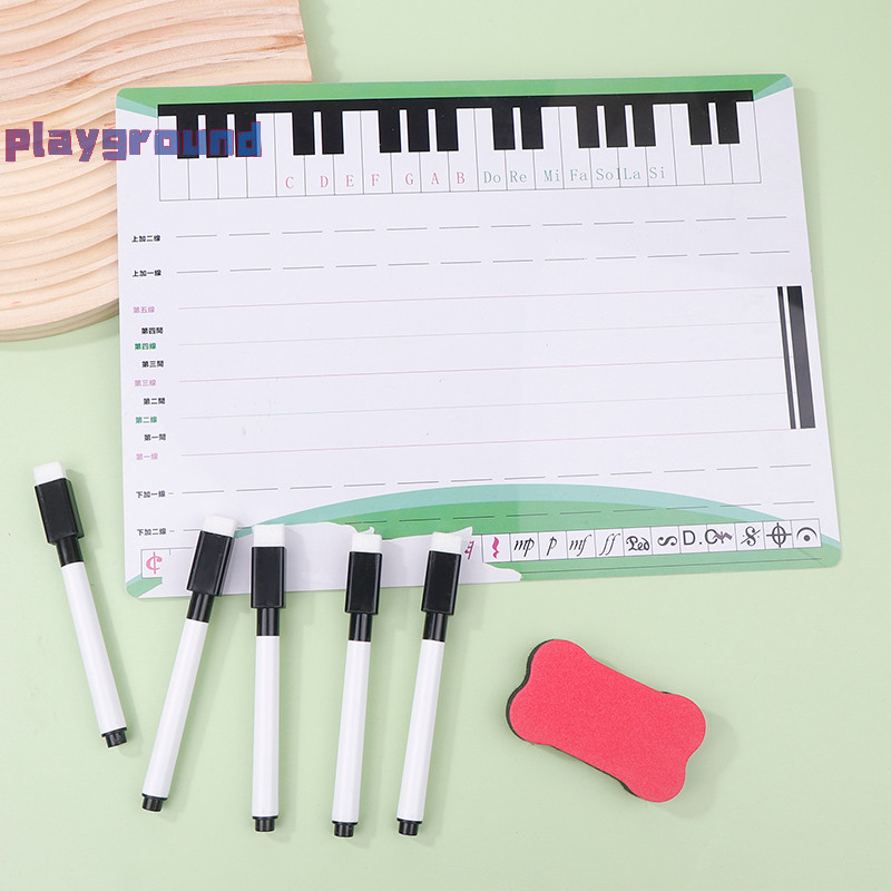 [playground] Erasable Music Staff Piano Practice Board Musical Note ...