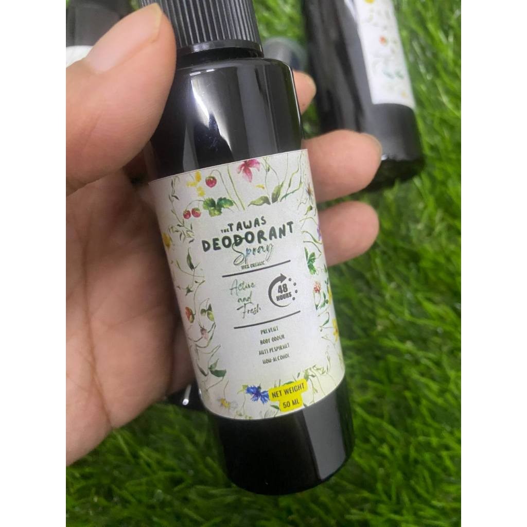 (MURAH) The Tawas Deodorant Spray 100% organic Ubat Ketiak Natural 50ml ...