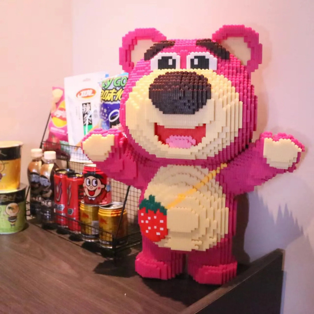 Ready to ship!!! Large building blocks, giant bear shape, handmade 3D ...
