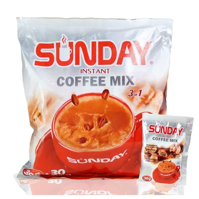 Myanmar Thailand SUNDAY SUNDAY Milk Tea Coffee Imported Instant Three ...