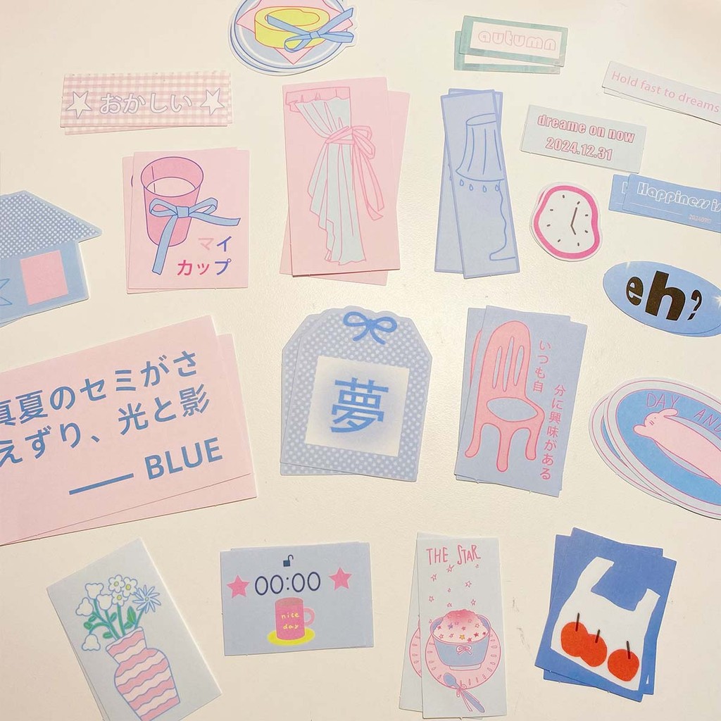 New Product Writable Sticker Pack Handbook Decorative Sticker Girl ...