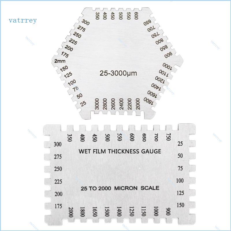 VA Thickness Gauge Hexagon Precision Wet Film Comb for Measuring ...