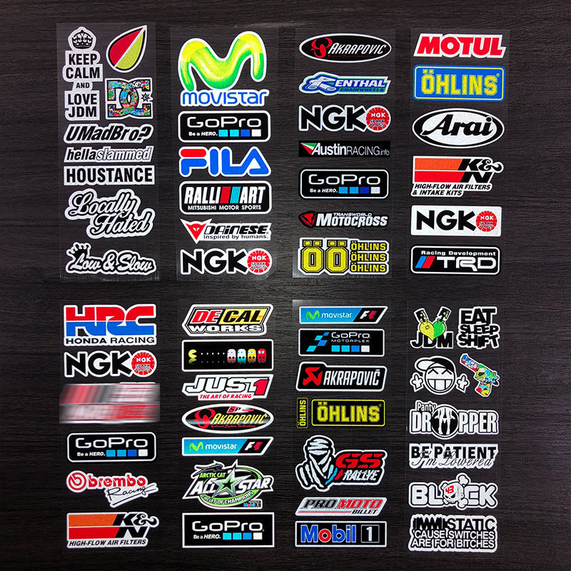[2024NEW]Reflective Motorcycle Stickers Helmet Stickers Auto Decal ...