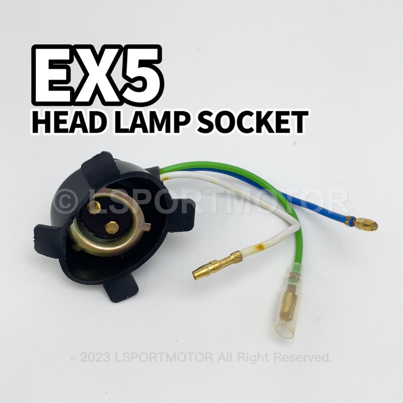 HONDA EX5 HEAD LAMP SOCKET FRONT DEPAN LAMPU KEPALA SOCKET WIRE WIRING ...