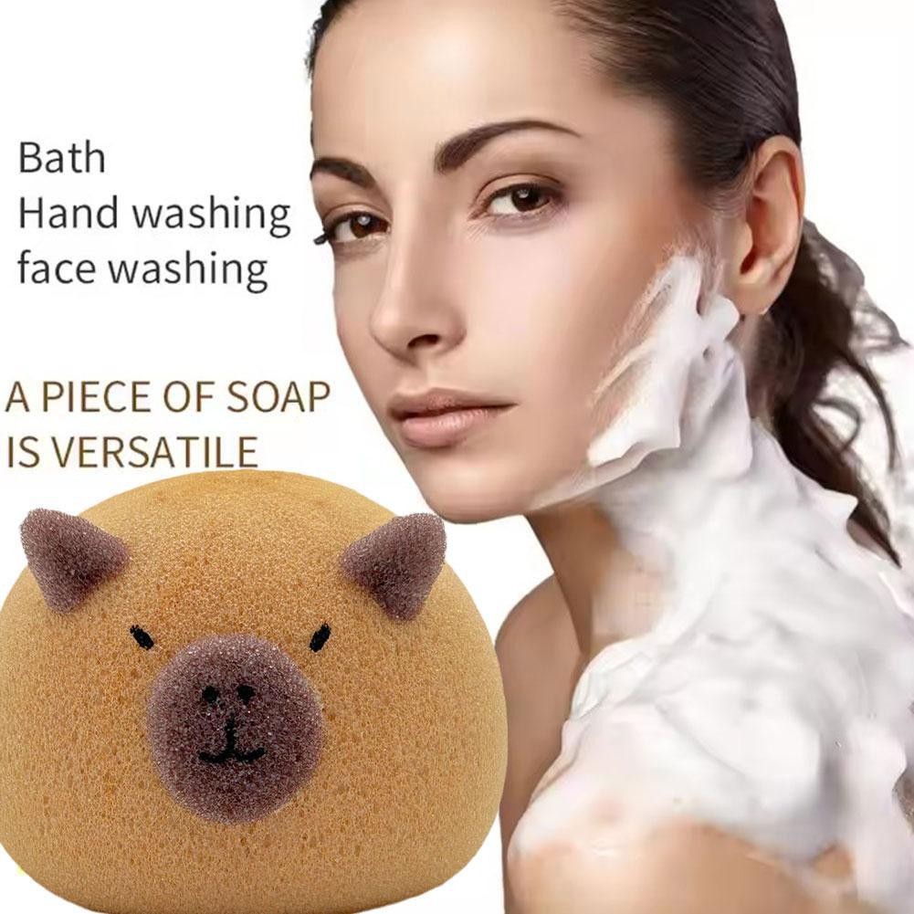 Capybara Bath Sponge Ball Capybara Bathtub Body Salt Bath Bubble Oil ...