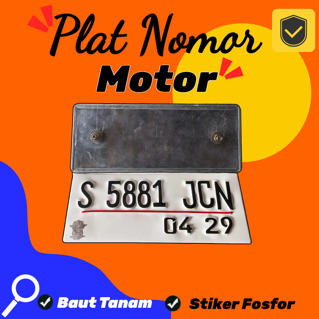 (1Pcs)Custom Mtr Number Plate Latest FONT FREE LIST Sticker | Shopee ...