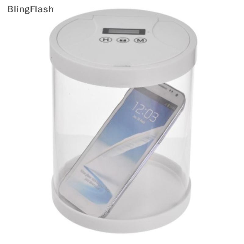 BlingFlash Electronic Time Lock Box Timer Lock Container Multi Function Time Lock Box Bin BF ...
