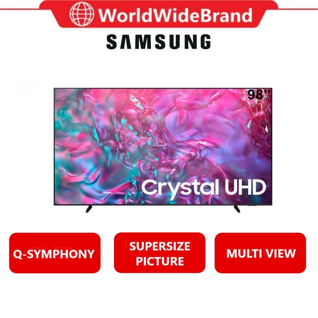 Samsung UA98DU9000KXXM 98 Inch Crystal UHD DU9000 4K Smart TV (2024 ...