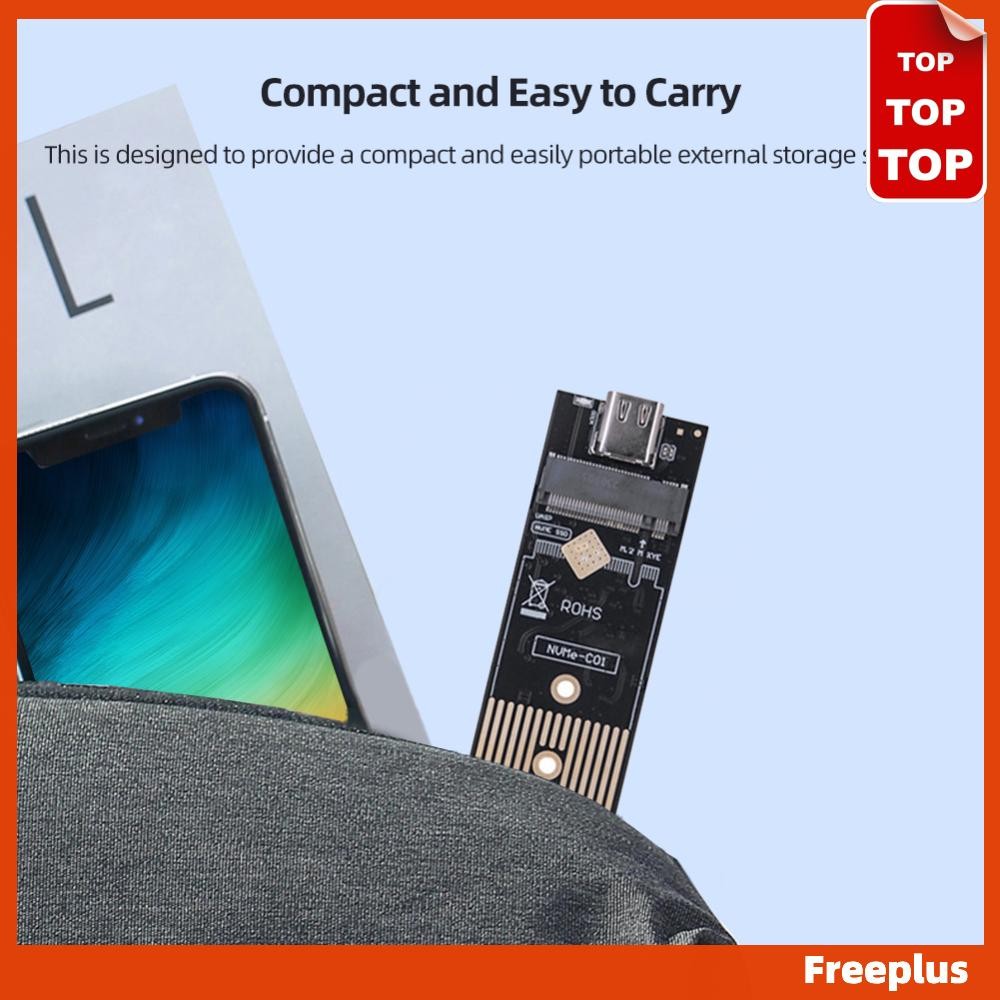 M.2 NVME PCIe NGFF M2 SSD External Enclosure Dual Protocol Solid State Drive Box [freeplus.my ...