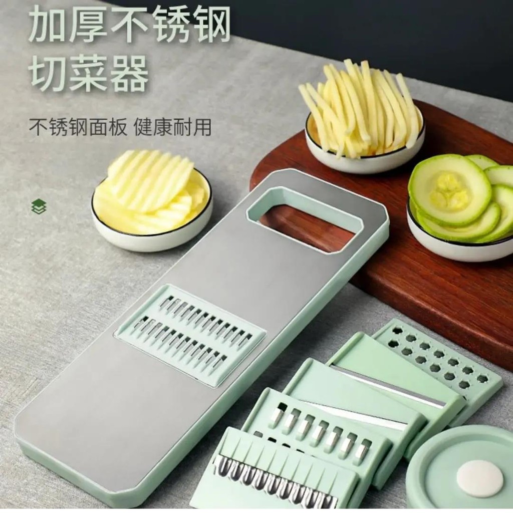 304 Stainless Steel Grater Extra Thick Multi-Function Vegetable Cutting ...