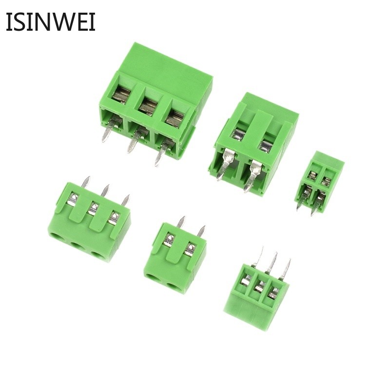 10Pcs KF128L 5.00 - 2P 3P Connector Terminal Block 5.00mm Pitch KF128-2P/3P | Shopee Malaysia