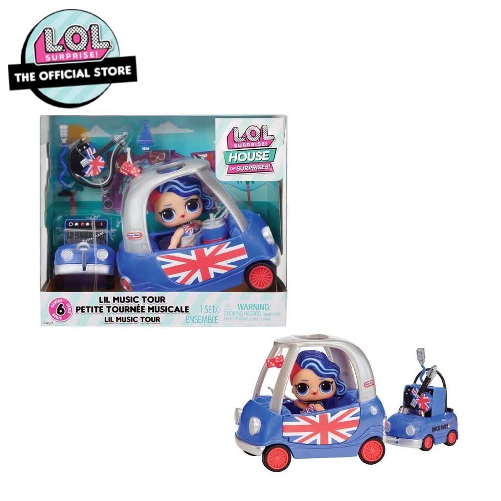 LOL Surprise Lil Music Tour Playset With Cheeky Babe Collectible Doll ...