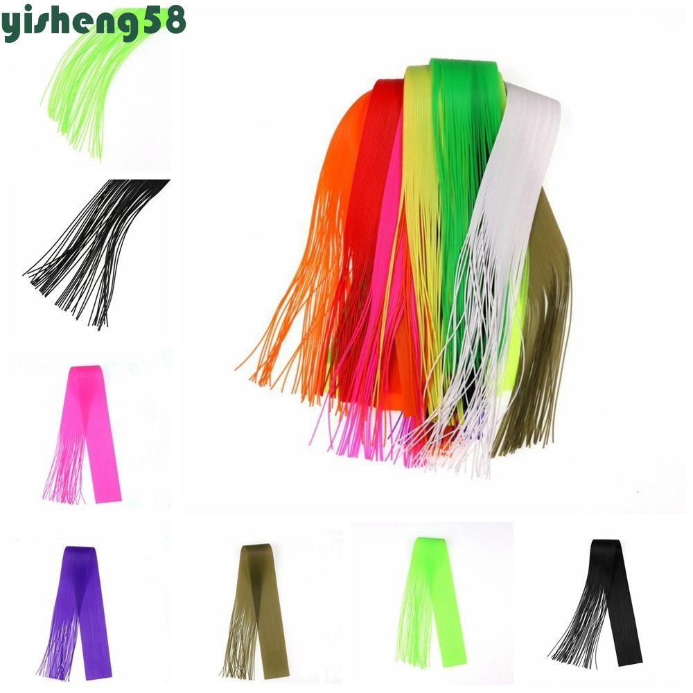 YISHENG 40 Strands/Pack String Rubber Leg, Soft Natural Look Lure ...
