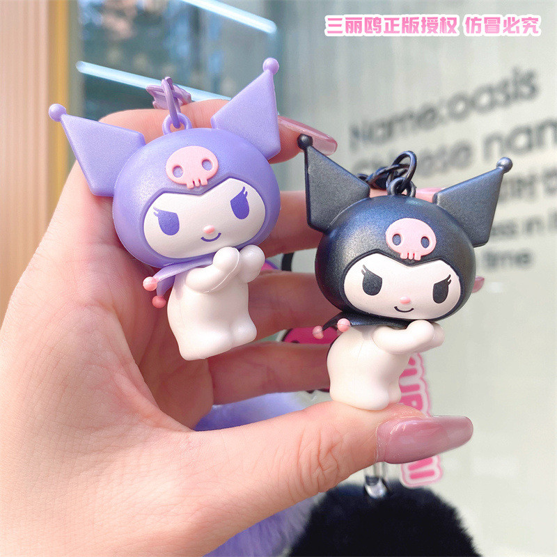 2024 New Genuine Sanrio Keychain, Pompom Series Kuromi, melody ...