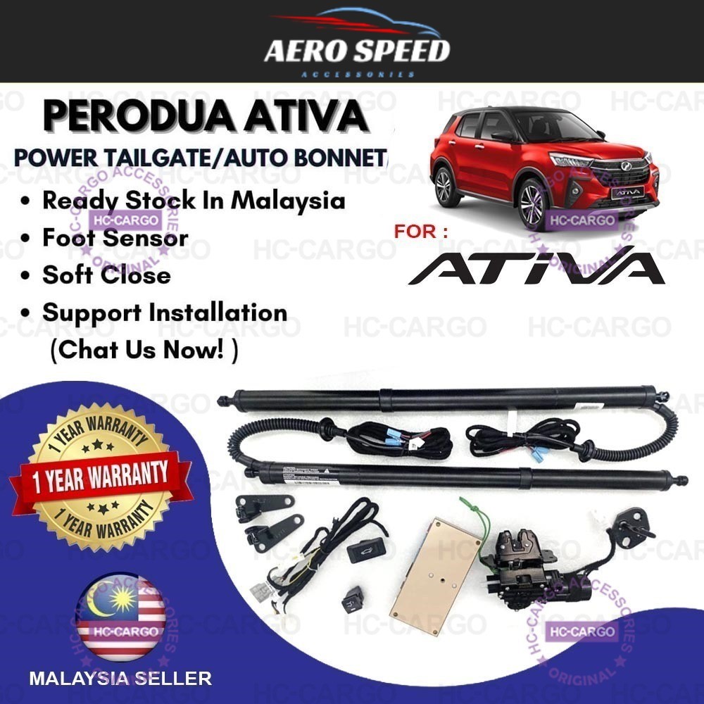 Perodua Ativa Plug & Play Electric Auto Tailgate Power Boot Soft Close ...