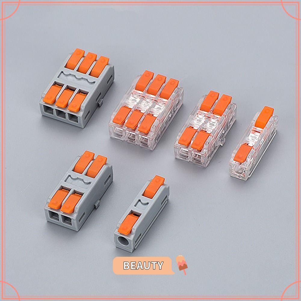 BEAUTYONE Quick Terminal Block, Mini Universal Compact Wire Connector ...
