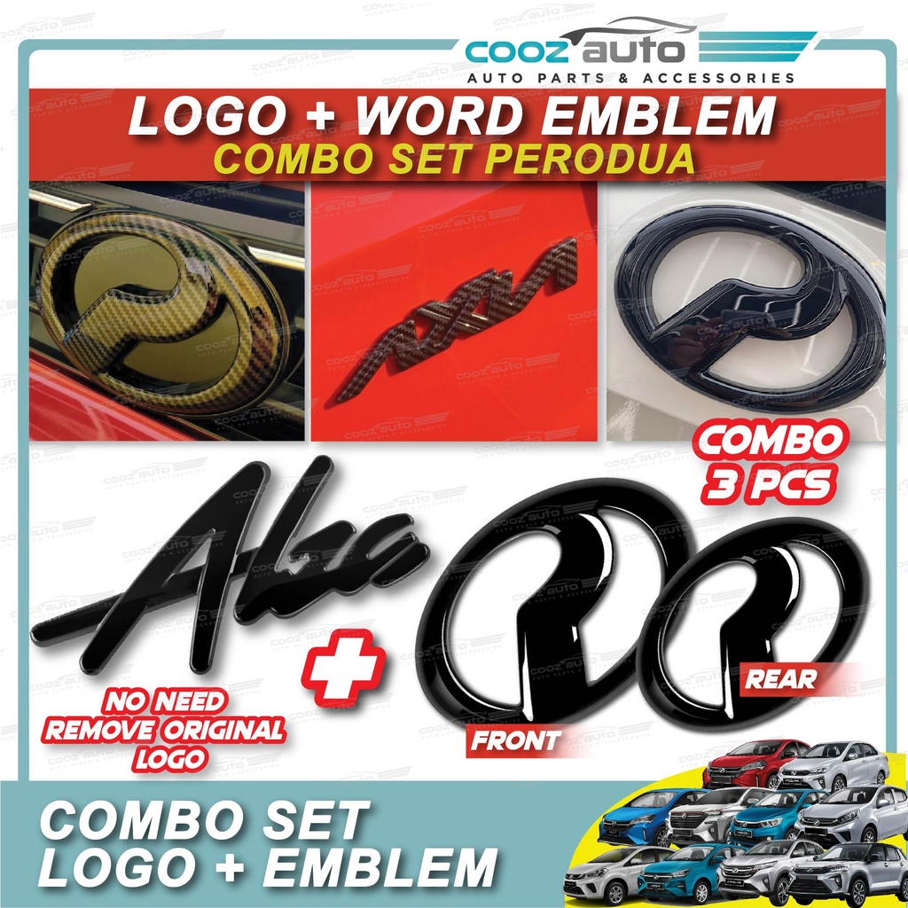 Perodua Bezza Axia Alza Old New Aruz Myvi 2018 - 2024 Combo Front Rear ...