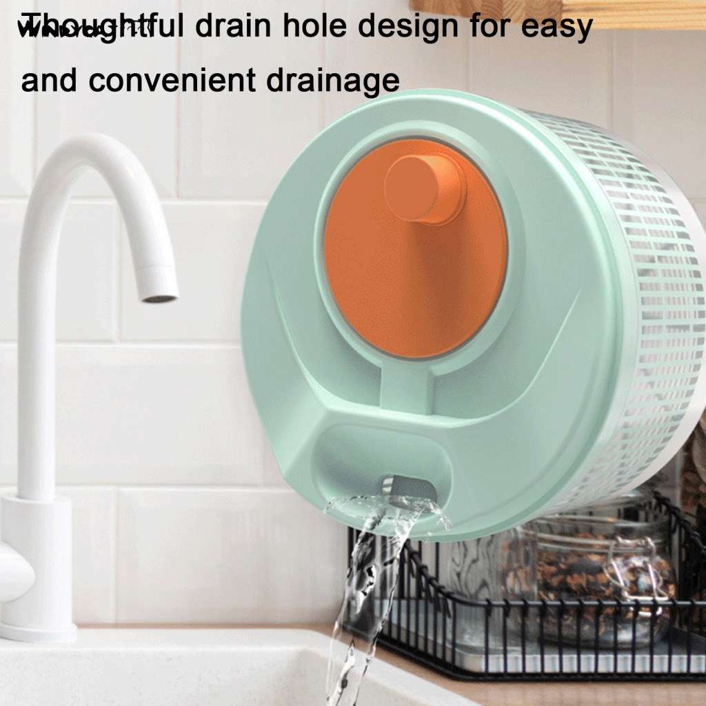 Food-grade Vegetable Spinner Dish Drain Basket Rotating Salad Spinner ...