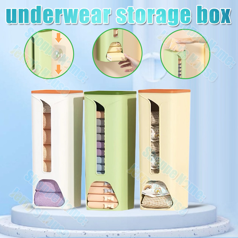 Wall-Mounted Underwear tudung Storage Box Household Socks and Diaper ...