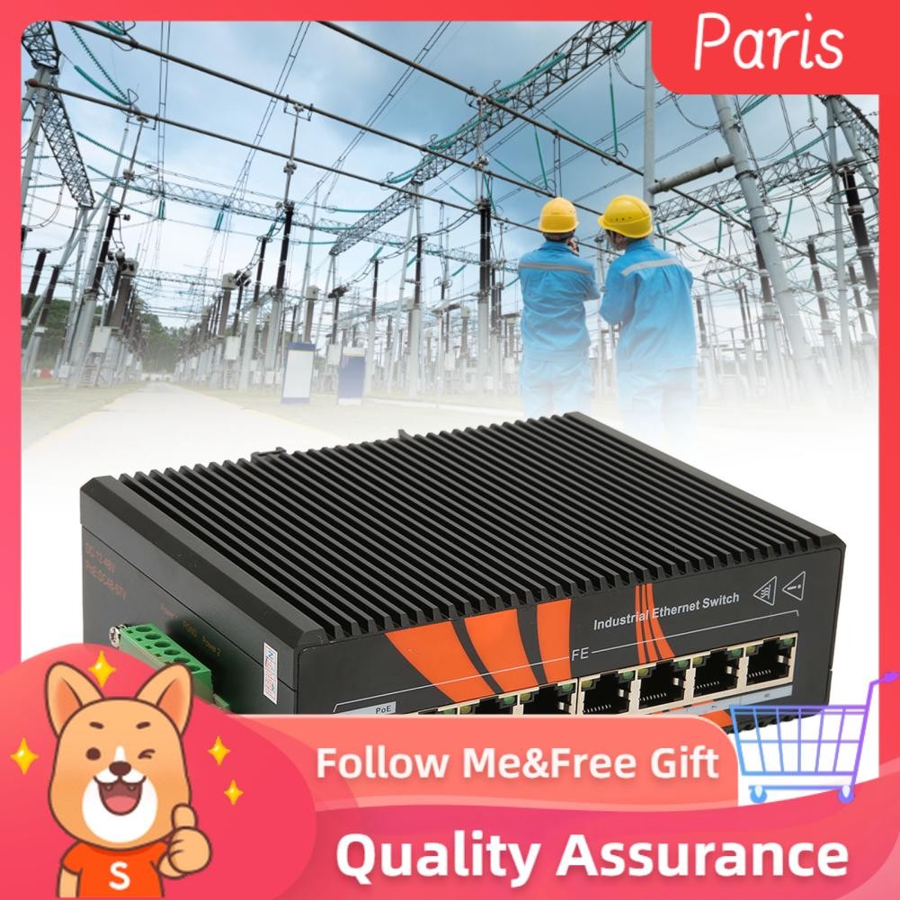 Superparis Industrial Ethernet Switches Switch Overload Protection DIN ...