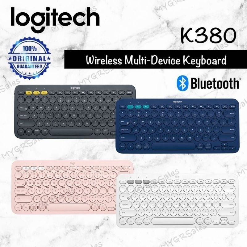 Logitech K380 Multi-Device Bluetooth Keyboard /M350 Mouse for PC ...