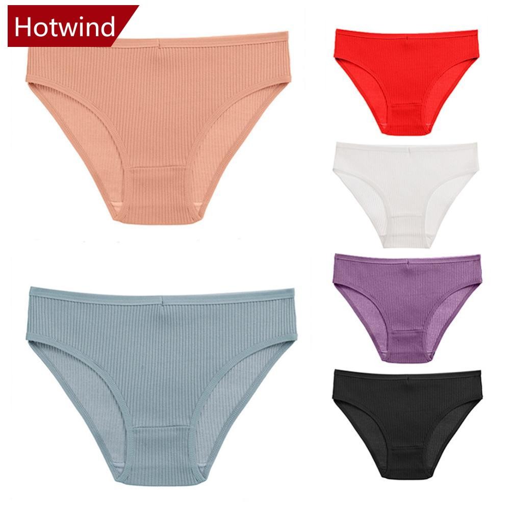 HOTWIND Double Layers Cotton Panties Sexy V-Shape Underwear For Woman ...