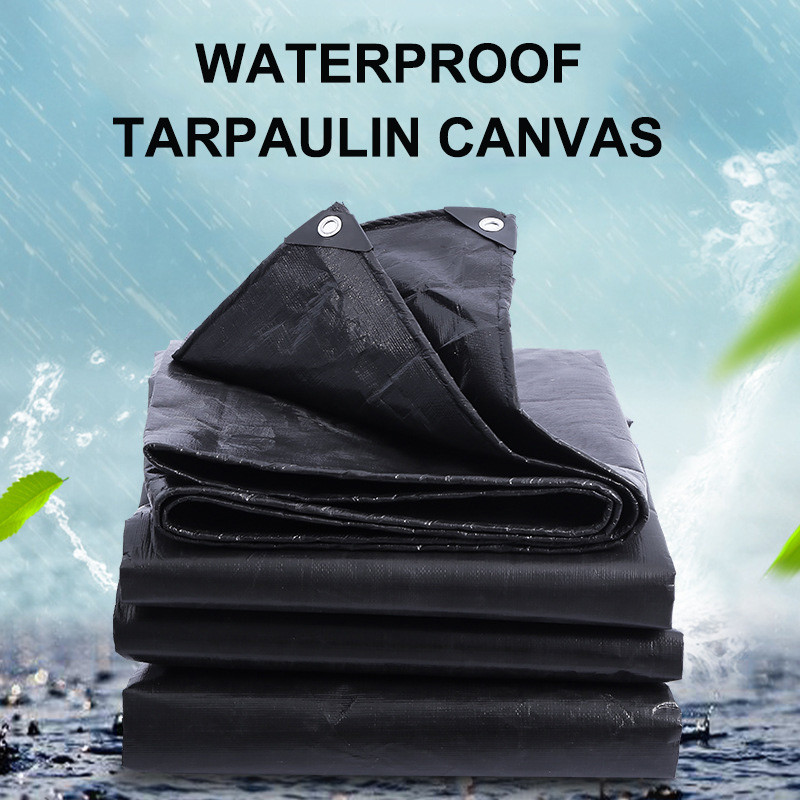 Tarpaulin Canvas Canopy Sunshade Insulation Tarp Rainproof Waterproof ...