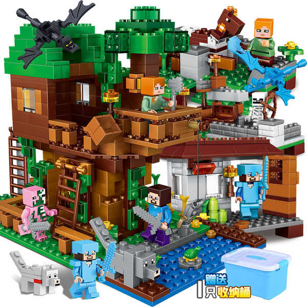 Minecraft lego minecraft 2024 LEGO Minecraft batu bata teka-teki ...