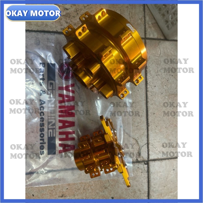 Yamaha Y15 Y15ZR Y16 Y16ZR ALLOY HUB SET CNC FRONT & REAR+ BEARING ...