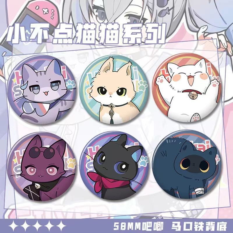 Honkai: Star Rail Cat Series Badge Anime Game Merch Luocha Seele Blade ...