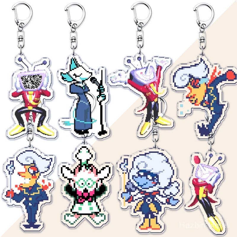 Popular Game Deltarune Spamton Tenna Baby Meme Keychains for ...
