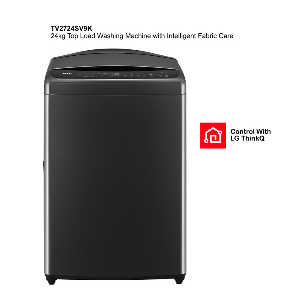 LG TV2724SV9K | 24kg Top Load Washing Machine with Intelligent Fabric ...