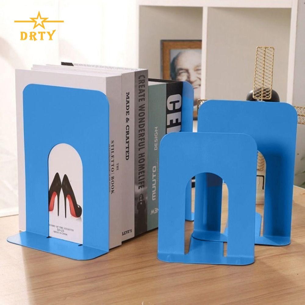 Steel Book Stand Organizer - Durable Desktop Book Rack for Books ...