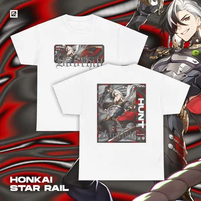 Boothill Honkai Star Rail Shirt Gacha HSR Game Fan Club Unisex Cotton ...