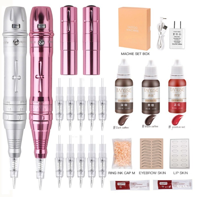 M2 Wireless PMU Machine with 2 Battery Permanent Makeup for Eyebrows ...