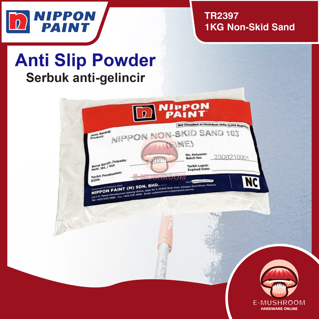 1kg Nippon Paint Non-Skid Silica Anti Skid Anti Slip Powder 103 ...