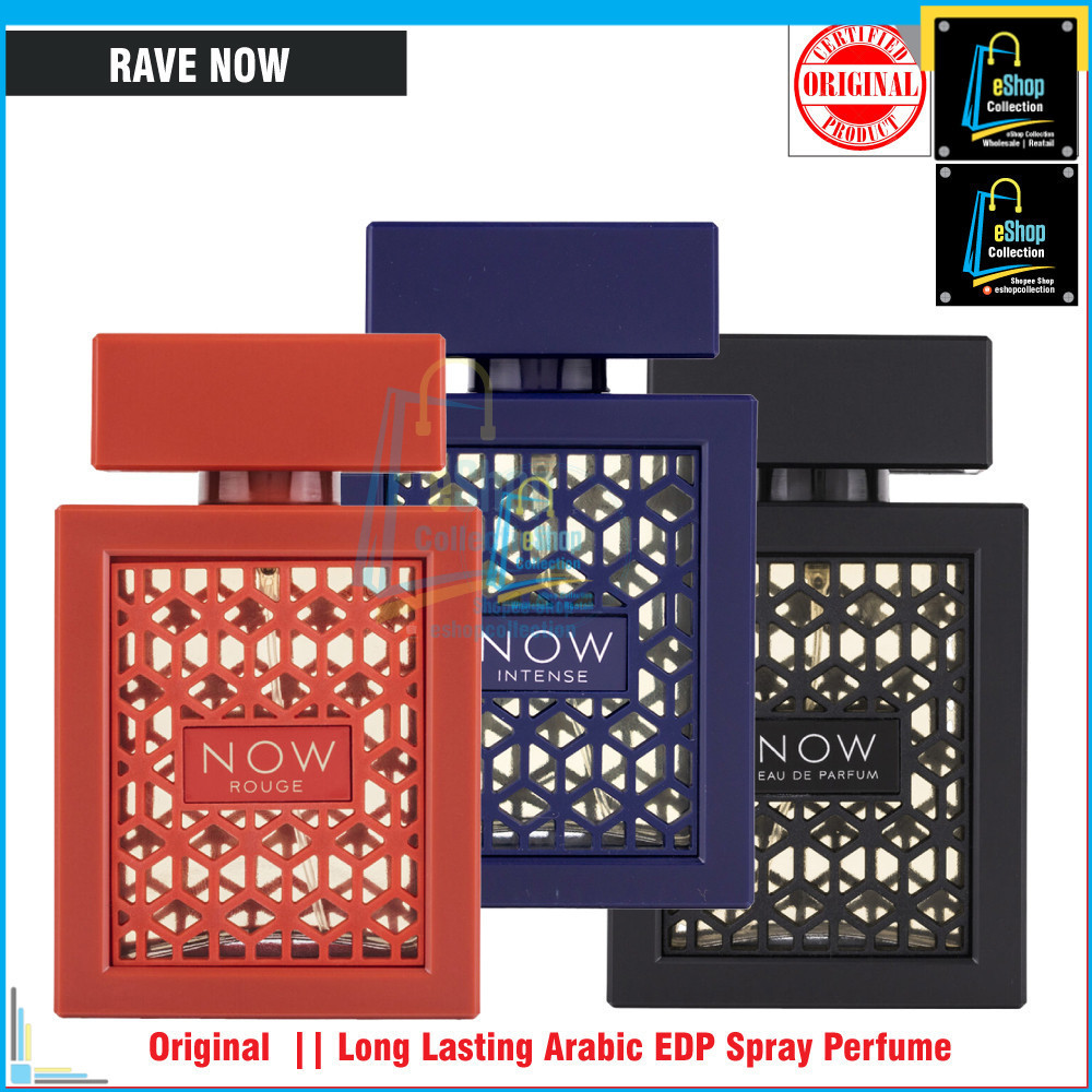 Rave Now Rouge / Rave NOW INTENSE / RAVE NOW RAVE ALL PERFUME FOR MEN ...
