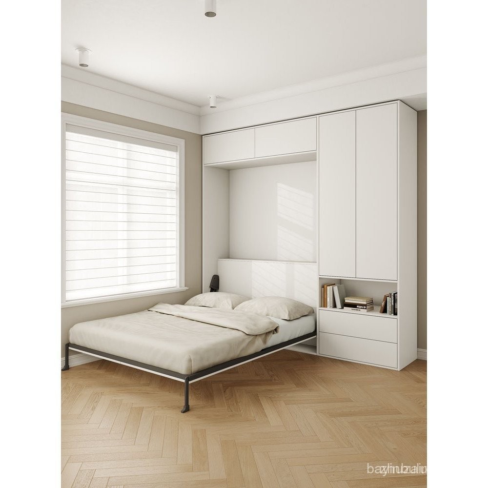 Electric Invisible Bed Wardrobe One 1.2m Down Bed Tibetan Murphy Bed ...
