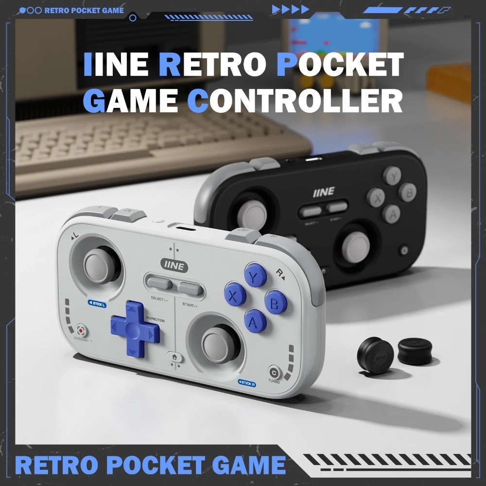 IINE Retro Pocket Game Controller for Nintendo Switch & Switch 2 / Oled ...