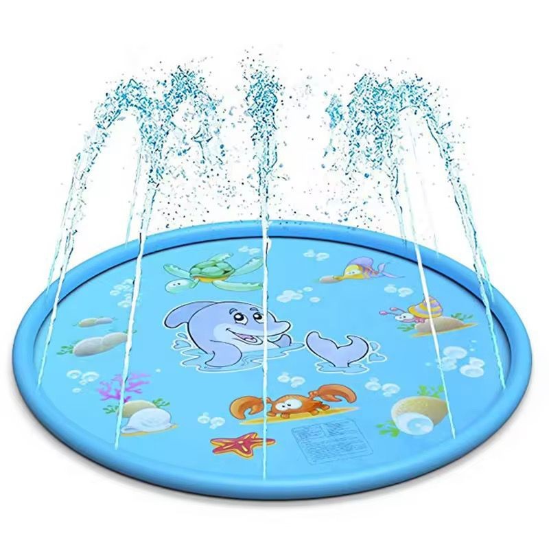 Kids Splash Pool Baby & Kids Durable PVC Water Splash Pool Sprinkler ...