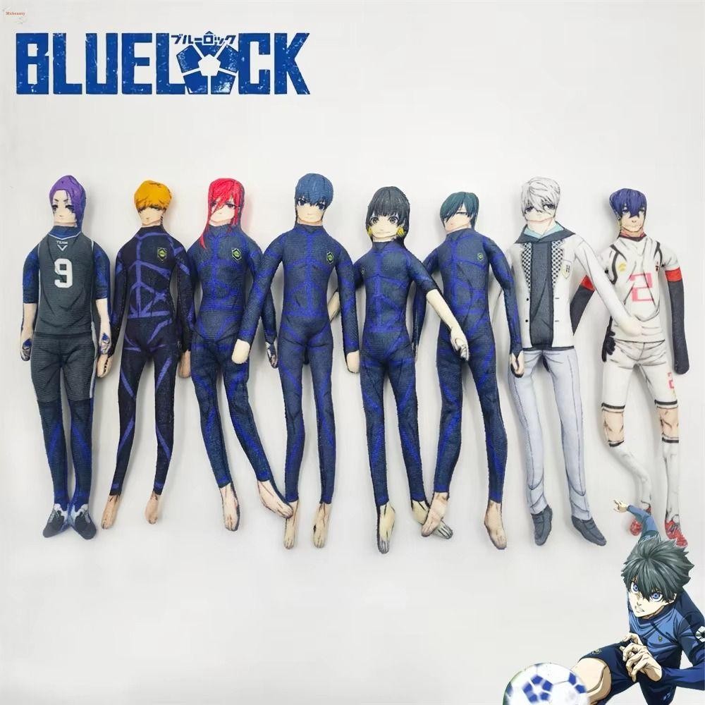 MXBEAUTY Blue Lock Plush, Anime Peripheral Twistable Shape Isagi Yoichi ...