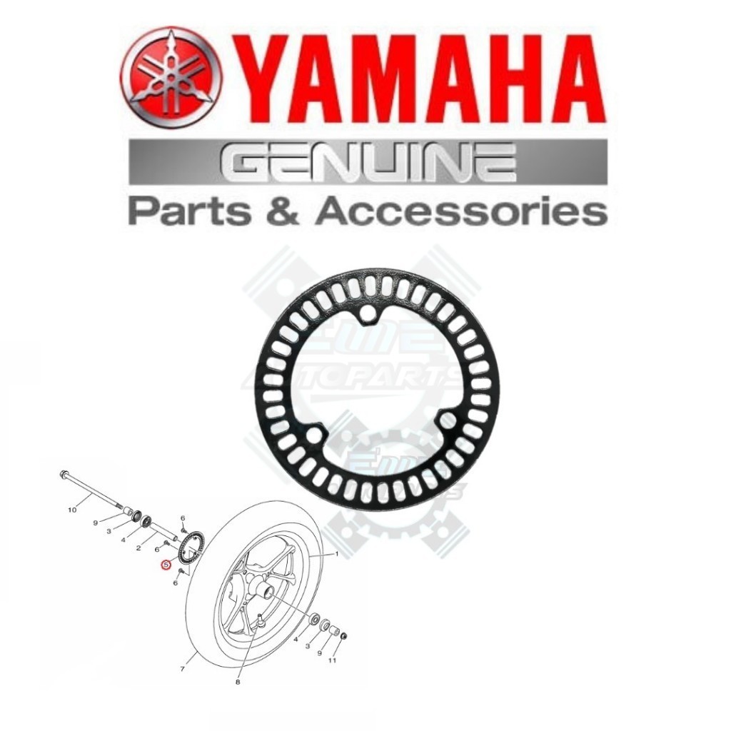 Front Wheel Rotor Sensor [ 2DP-F517G-00 ] 100% Original Yamaha Nvx155 ...