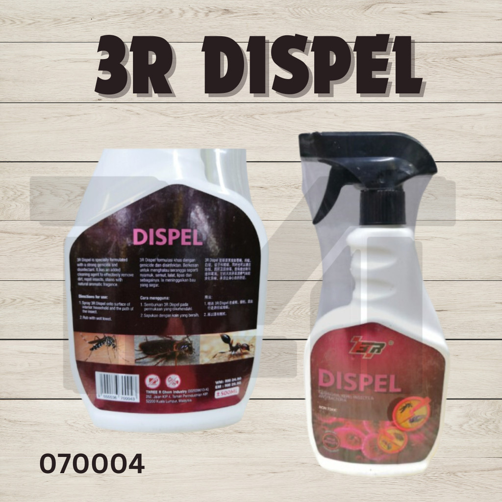 3R DISPEL (germicida, repel insects and anti bacteria) | Shopee Malaysia