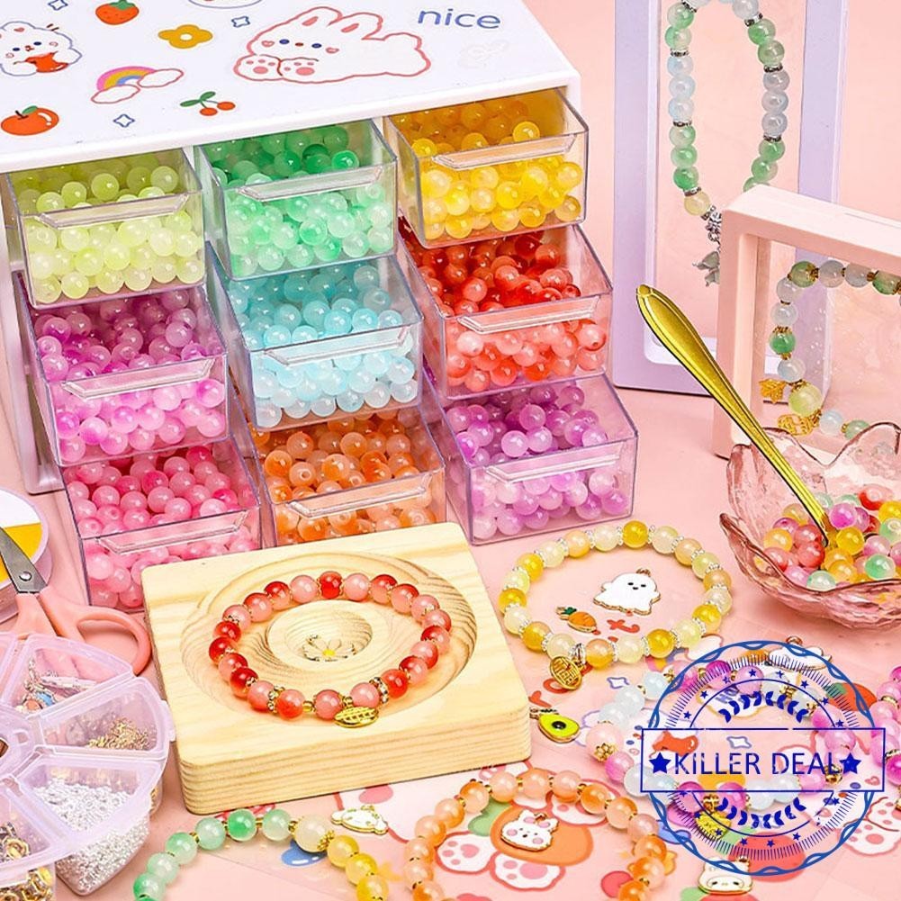 Creative Diy Handmade Beaded Toy With Accessory Set Children Creative ...