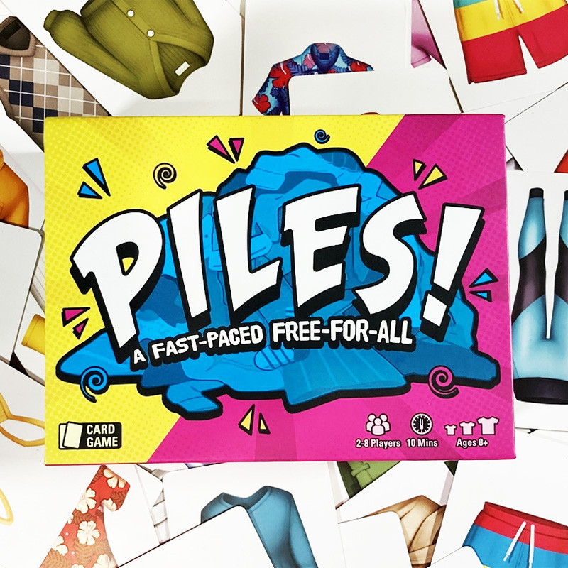 Board Game Piles - Fast-Paced, Board Friendly Spot Card Game for Kids ...
